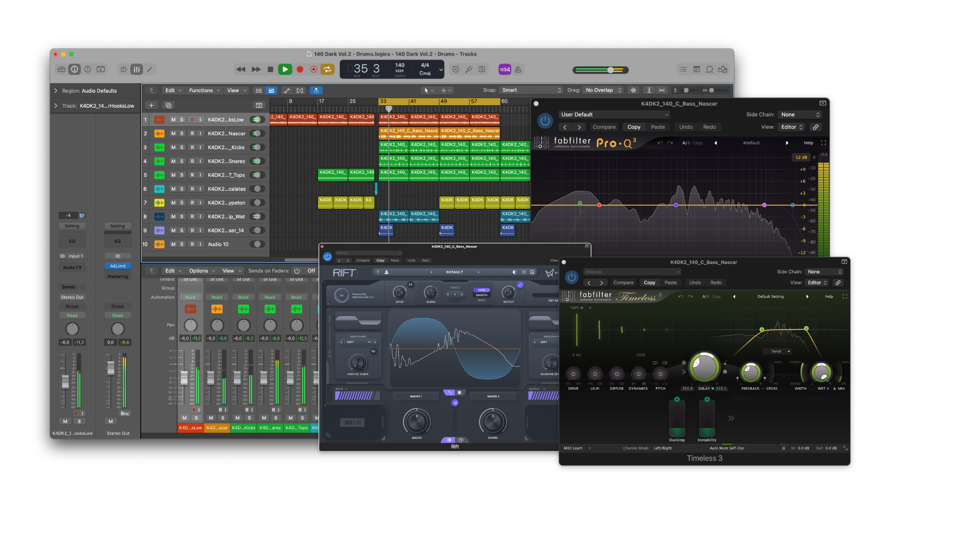 140 Dark Vol.2 | Deep, Dark UK Dubstep Sample Pack (2025) - KAN Samples